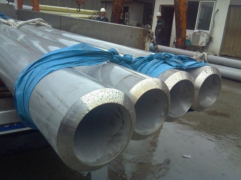 Beveled End 316 904L 2205 Thick Wall Stainless Steel Tubing 508mm x 40 mm
