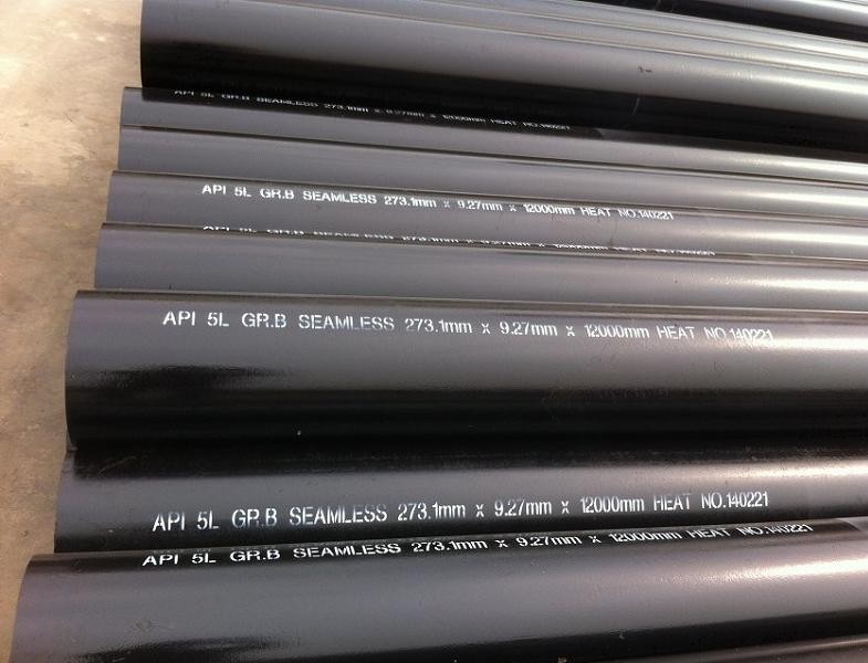 OD 273.1 mm X W.T 12.7 mm X L 12000 mm API 5L Gr.B Carbon Steel ...